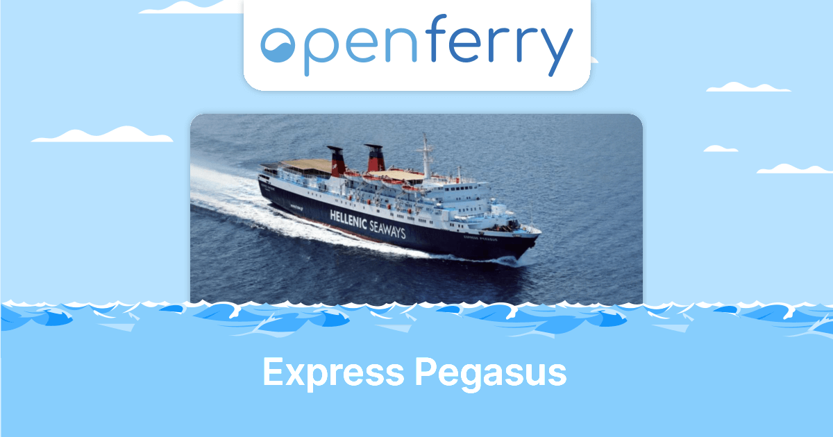 Express Pegasus Live Tracking, Information & Tickets | Hellenic Seaways | Openferry