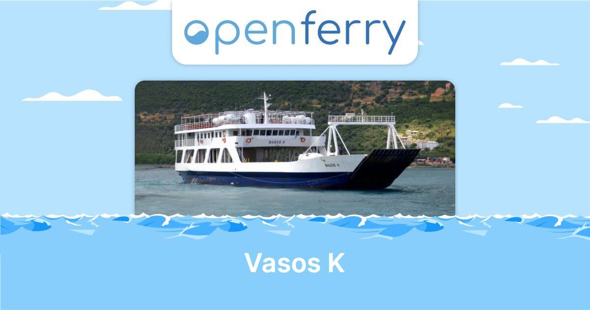Vasos K Live Tracking, Information & Tickets | Ionion P. Lines | Openferry