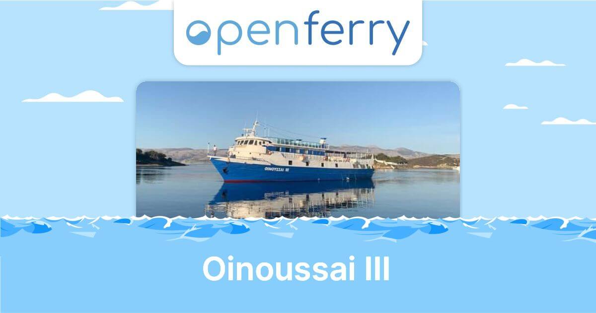 Oinoussai III Live Tracking, Information & Tickets | Sunrise Lines ...