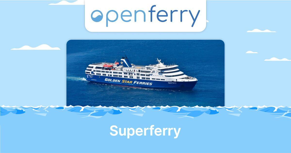 Superferry Live Tracking, Information & Tickets | Golden Star Ferries | Openferry