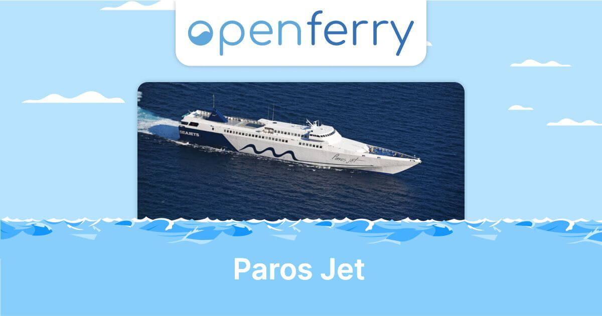 Paros Jet Live Tracking, Information & Tickets | SeaJets | Openferry
