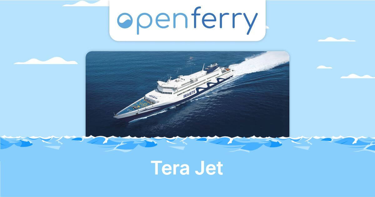 Tera Jet Live Tracking, Information & Tickets | SeaJets | Openferry