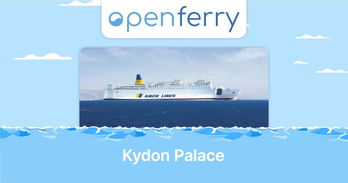 Kydon Palace Live Tracking, Information & Tickets | Minoan Lines ...