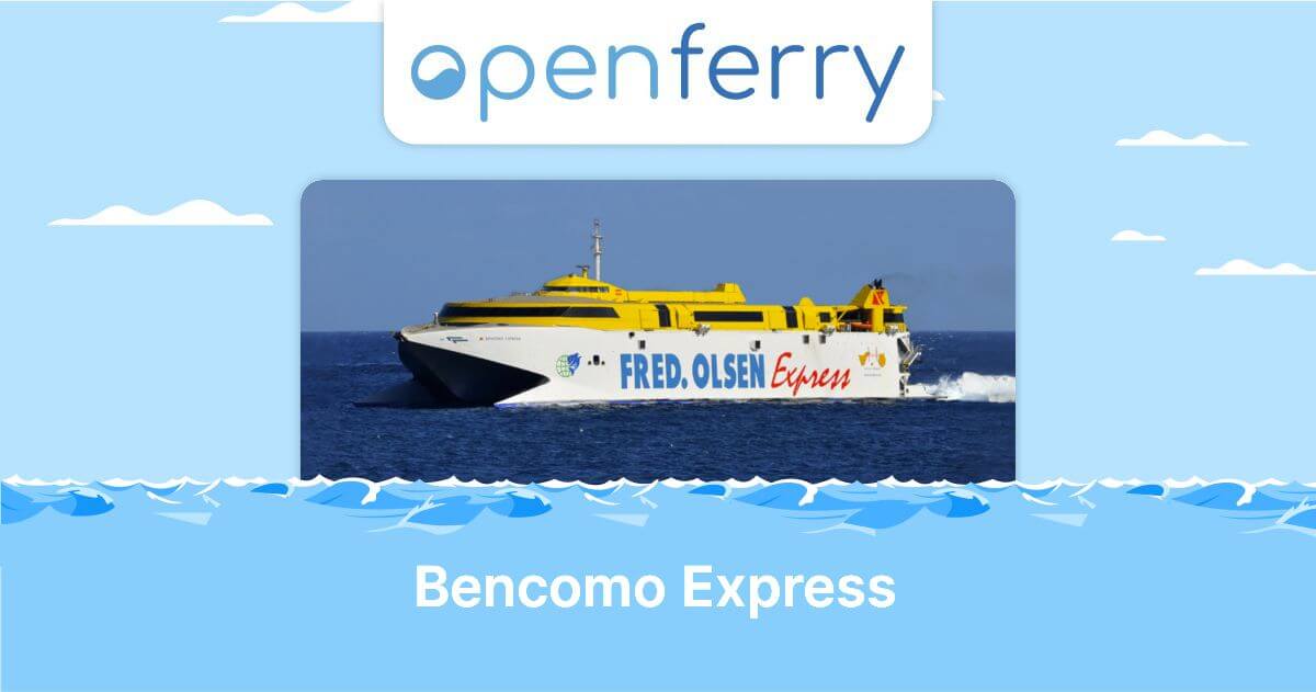 Bencomo Express Live Tracking, Information & Tickets | Fred. Olsen ...
