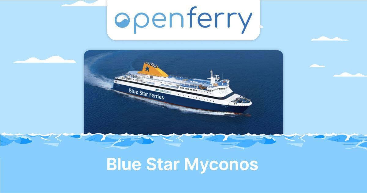 Blue Star Myconos Live Tracking, Information & Tickets | Blue Star ...