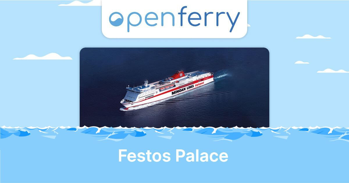 Festos Palace Live Tracking, Information & Tickets | Minoan Lines | Openferry