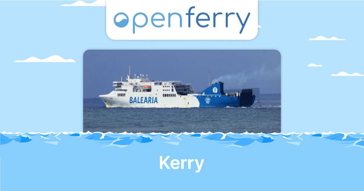 Kerry Live Tracking, Information & Tickets | Balearia | Openferry