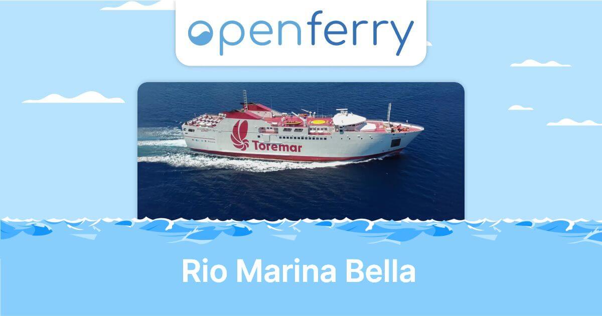 Rio Marina Bella Live Tracking, Information & Tickets | Toremar | Openferry