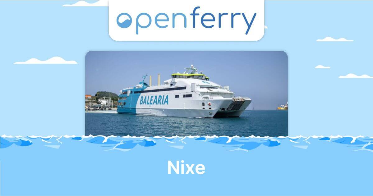 Nixe Live Tracking, Information & Tickets | Balearia | Openferry