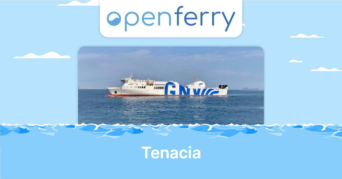 Monitoraggio in tempo reale della nave Tenacia, informazioni e biglietti | Grandi Navi Veloci ...